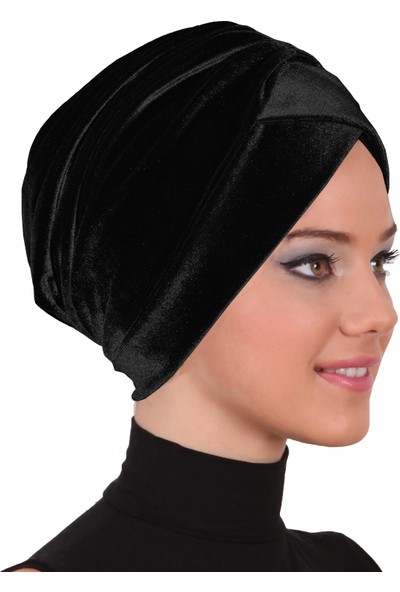 Fidan Bone Kadife Kardelen Astarlı Hazır Bone