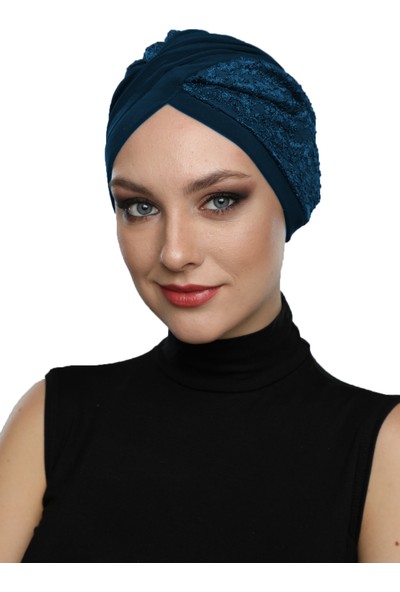 Fidan Bone Çapraz Dantel Hazır Bone Fidan Bone Çapraz Dantel Hazır Bone