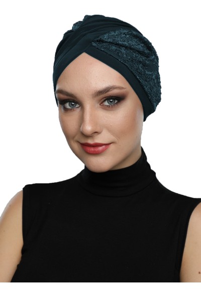 Fidan Bone Çapraz Dantel Hazır Bone Fidan Bone Çapraz Dantel Hazır Bone