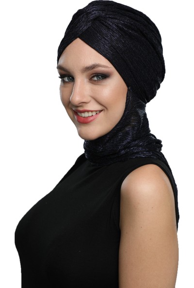 Fidan Bone Simli Çapraz Atkılı Astarlı Hazır Bone