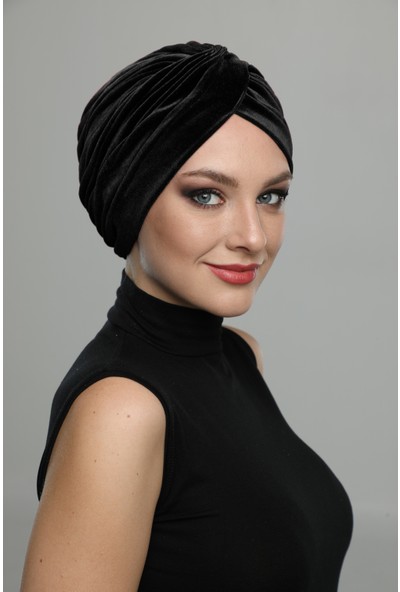 Fidan Bone Kadife Çapraz Hazır Bone