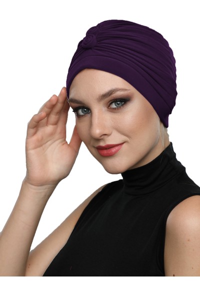 Fidan Bone Düğmeli Hazır Bone