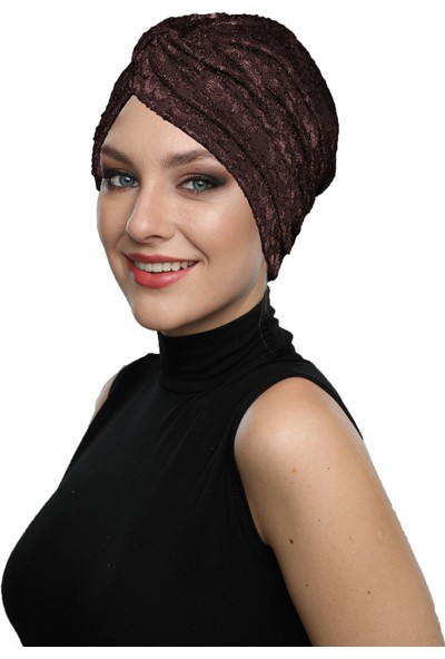 Fidan Bone Çapraz Dantel Bantlı Astarlı Hazır Türban Tesettür Bone Fidan Bone Çapraz Dantel Bantlı Astarlı Hazır Türban Tesettür Bone