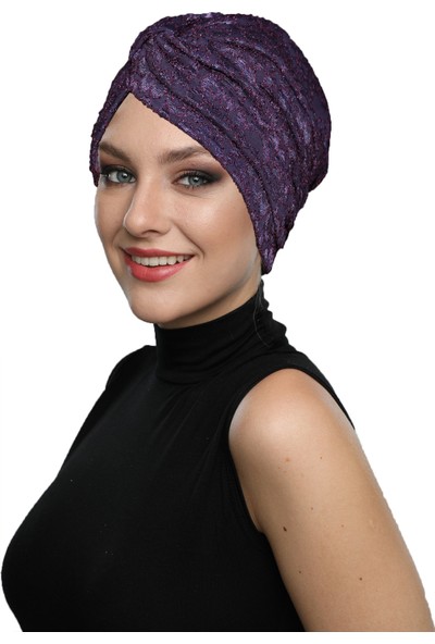 Fidan Bone Çapraz Dantel Bantlı Astarlı Hazır Türban Tesettür Bone Fidan Bone Çapraz Dantel Bantlı Astarlı Hazır Türban Tesettür Bone