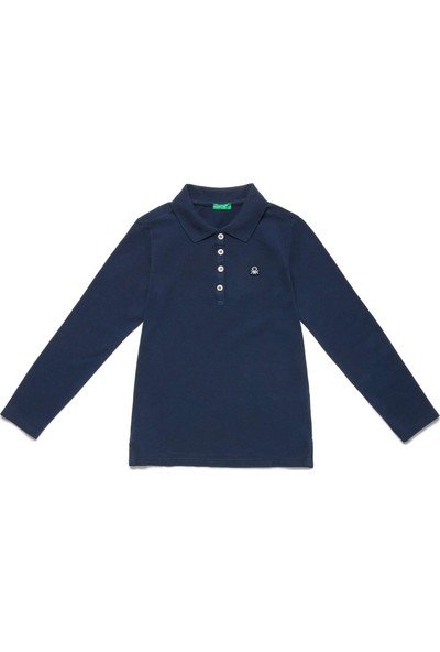 United Colors Of Benetton Kız Çocuk Benetton Logo Pike Polo Tshirt United Colors Of Benetton Kız Çocuk Benetton Logo Pike Polo Tshirt