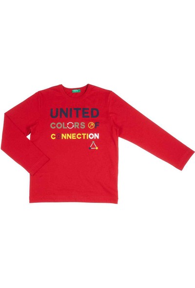 United Colors Of Benetton Erkek Çocuk Benetton Logolu Baskılı Tshirt United Colors Of Benetton Erkek Çocuk Benetton Logolu Baskılı Tshirt