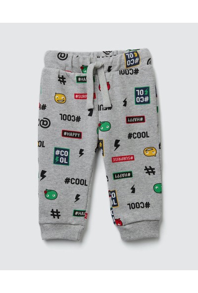 United Colors Of Benetton Erkek Çocuk Desenli Eşofman Altı United Colors Of Benetton Erkek Çocuk Desenli Eşofman Altı