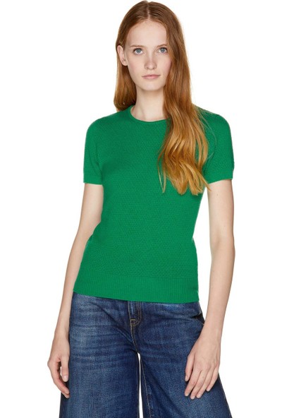 United Colors Of Benetton Kaşmir Karışımlı Dokulu Kazak