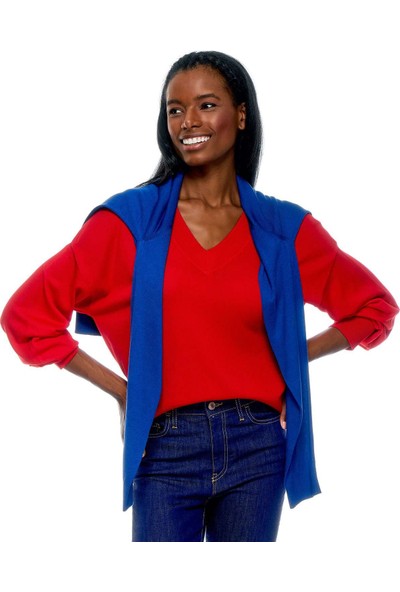 United Colors Of Benetton Koton Modal Karışımlı V Yaka Kazak