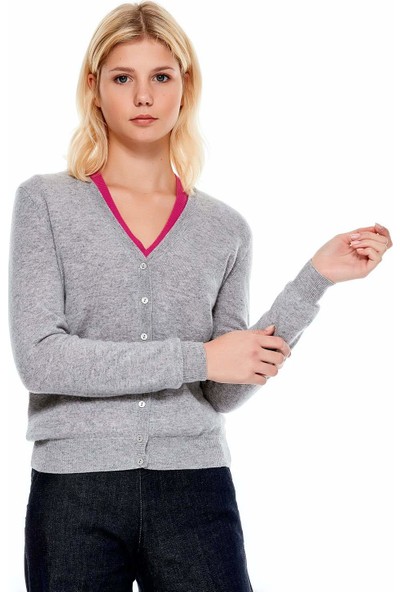 United Colors Of Benetton V Yaka Merino Hırka