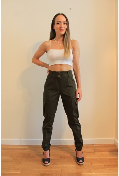 Maga Store Maga Store Kadın Haki Kargo Pantolon Maga Store Maga Store Kadın Haki Kargo Pantolon