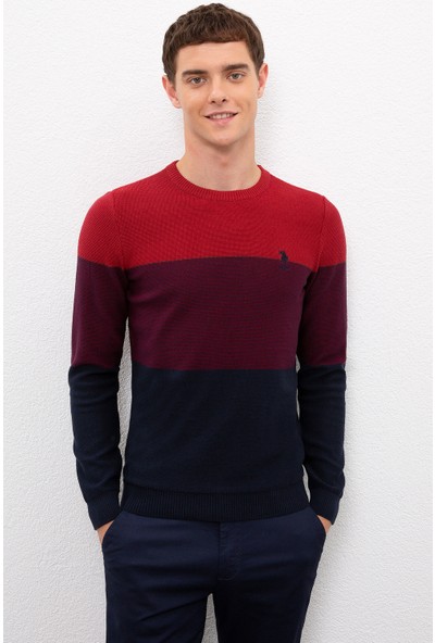 U.S. Polo Assn. Erkek Lacivert Triko Kazak 50223884-VR033