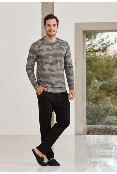 Nautica 032 Uzun Kol Erkek Pijamatakımı