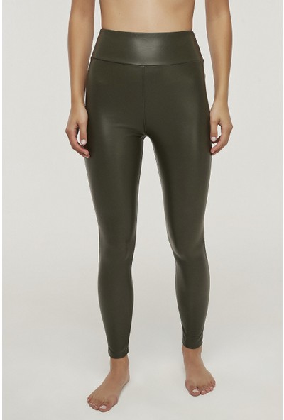 Penti Deri Görünümlü Push Up Thermal Tayt Penti Deri Görünümlü Push Up Thermal Tayt