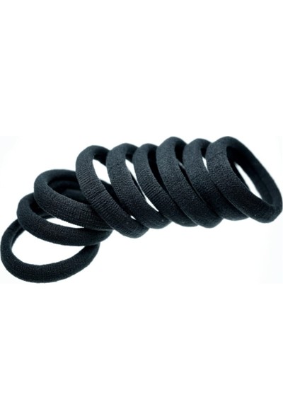 Htg Kalın Büyük Boy 30'lu Siyah Saç Lastik Toka Htg Kalın Büyük Boy 30'lu Siyah Saç Lastik Toka