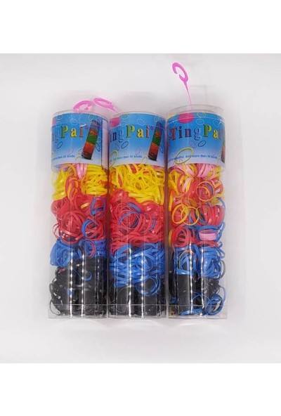 Htg Renkli İnce Lastik Toka 3 Paket Tn136 Htg Renkli İnce Lastik Toka 3 Paket Tn136