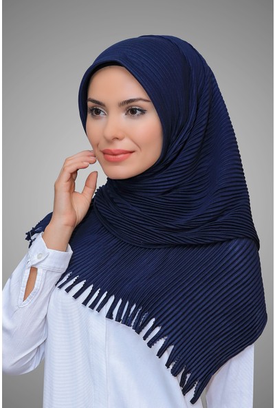 Hürrem Kadın Lacivert Pratik Pilise Tesettür