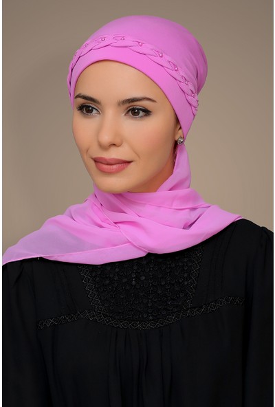 Hürrem Kadın Fujya Örgülü Atkili Bone