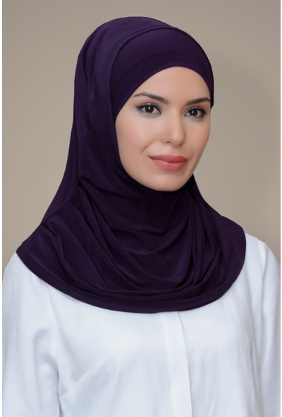 Hürrem Kadın Mürdüm Pratik Boneli Şal Hürrem Kadın Mürdüm Pratik Boneli Şal