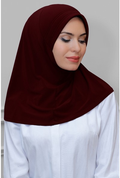Hürrem Kadın Bordo Sade Tesettür