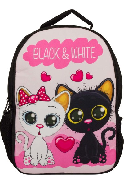 Ümit Çanta Cennec Sevimli Iki Kedi Kız Çocuk Sırt Çantası Ümit Çanta Cennec Sevimli Iki Kedi Kız Çocuk Sırt Çantası