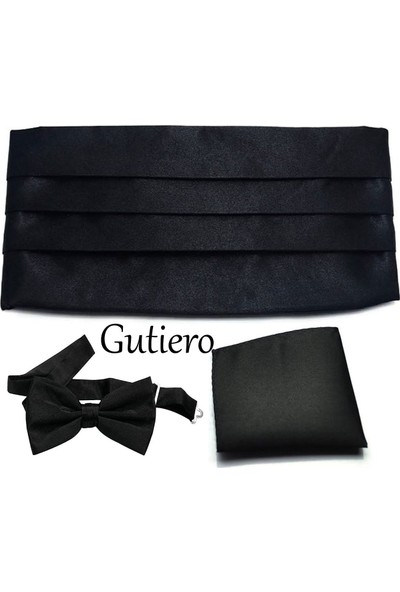 Gutiero DamatlıkKemerSetiSiyah