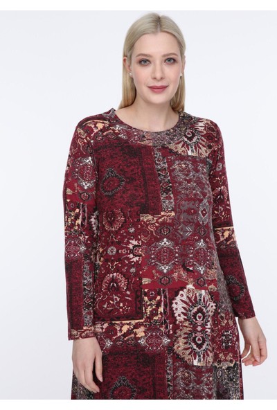 Mezura Tekstil Viskon Elbise Kırmızı 42 - 44 Mezura Tekstil Viskon Elbise Kırmızı 42 - 44