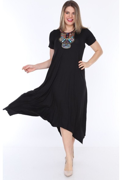 Mezura Tekstil Etnik Yaka Siyah 50 - 52 Mezura Tekstil Etnik Yaka Siyah 50 - 52