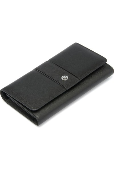 Tergan Siyah Deri Kadın Cüzdanı 05701A85 Tergan Siyah Deri Kadın Cüzdanı 05701A85