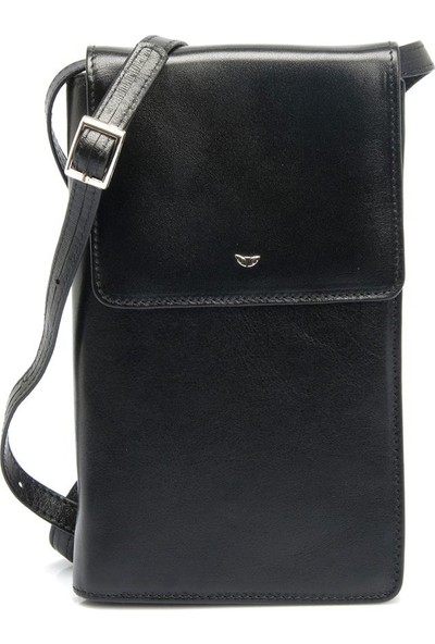 Tergan Siyah Deri Erkek Portföy Çanta 01365B06