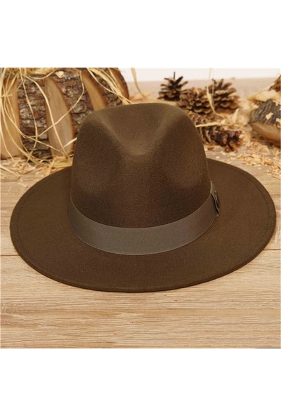 Chapka Geniş Kenar Fötr Şapka (U-941)
