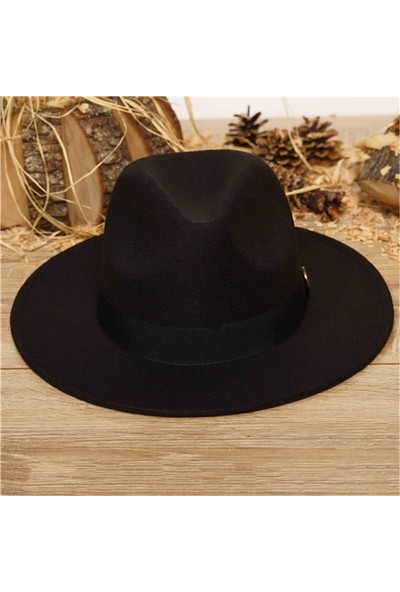Chapka Geniş Kenar Fötr Şapka (U-941)