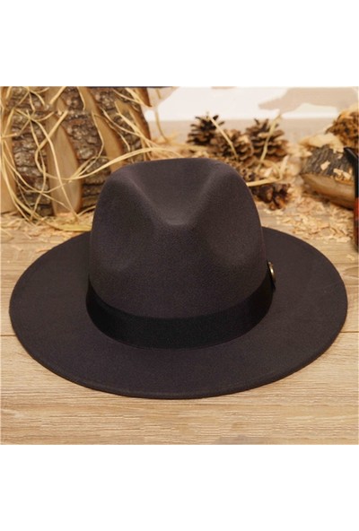 Chapka Geniş Kenar Fötr Şapka (U-941)