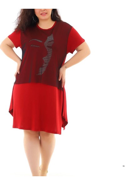 Simayca Likralı Viskon Penye Kumaş Tunik
