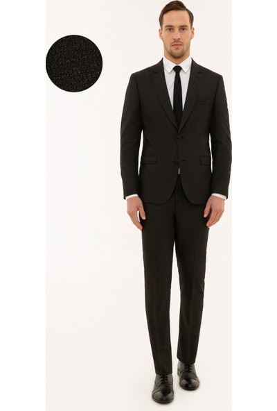Pierre Cardin Siyah Slim Fit Takım Elbise 50229164-VR046