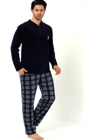 Ni̇sanca Nisanca 3 Renk Kışlık Erkek Polar Pijama Takımı Ni̇sanca Nisanca 3 Renk Kışlık Erkek Polar Pijama Takımı