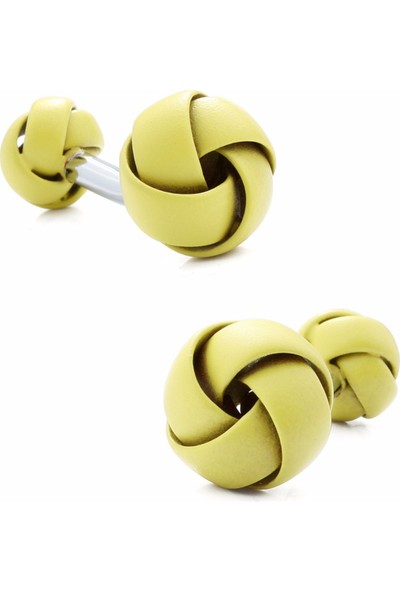 Omark Cotton Sunknot Sarı Kol Düğmesi
