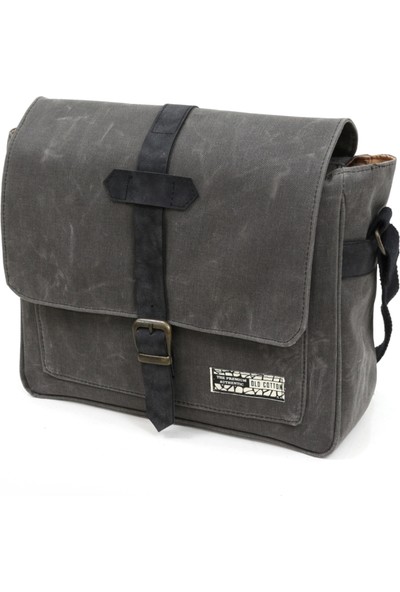 Old Cotton Cargo Su Geçirmez Pamuk Kumaş Laptop Evrak Seyahat Çantası