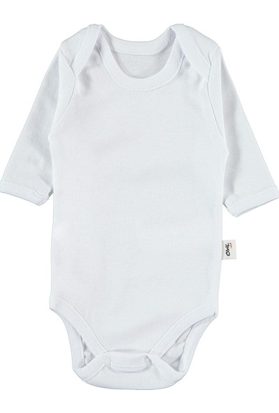 Civil Baby Bebek Çıtçıtlı Body 0-24 Ay Beyaz