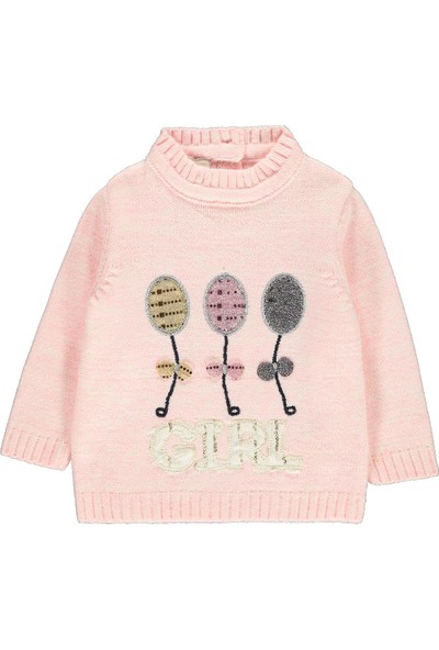 Civil Baby Kız Bebek Triko Kazak 6-18 Ay Pembe Civil Baby Kız Bebek Triko Kazak 6-18 Ay Pembe