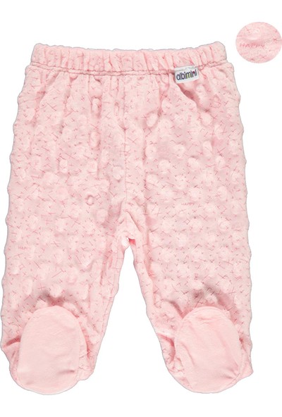 Albimini Bebek Patikli Tek Alt 0-6 Ay Pembe