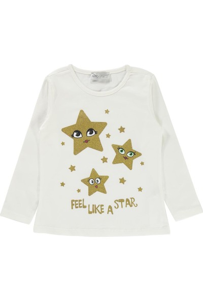 Civil Kız Çocuk Sweatshirt 2-5 Yaş Ekru Civil Kız Çocuk Sweatshirt 2-5 Yaş Ekru