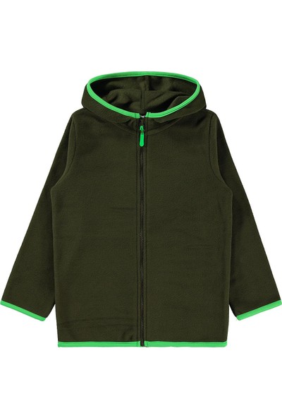 Civil Boys Erkek Çocuk Kapüşonlu Hırka 10-13 Yaş Haki