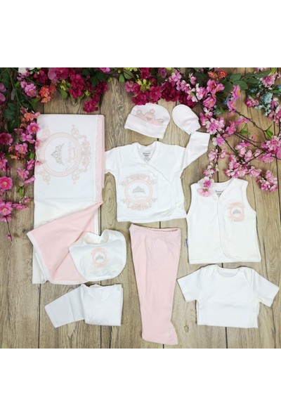 Miniworld Kız Bebek Prenses Somon Onlu Hastane Çıkış Seti Miniworld Kız Bebek Prenses Somon Onlu Hastane Çıkış Seti