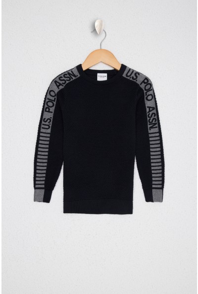 U.S. Polo Assn. Erkek Çocuk Lacivert Triko Kazak 50229670-VR033