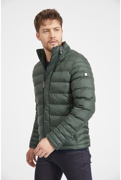 Avva Erkek Yeşil Dik Yaka Kapitoneli Mont A02Y6020 Avva Erkek Yeşil Dik Yaka Kapitoneli Mont A02Y6020