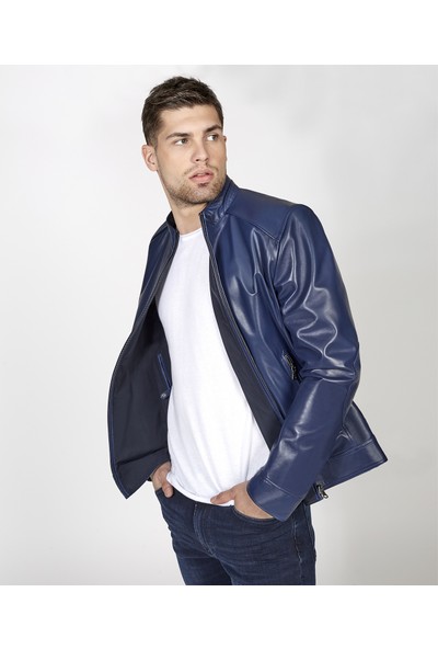 Desa Aleron Erkek Çift Taraflı Deri Mont Desa Aleron Erkek Çift Taraflı Deri Mont