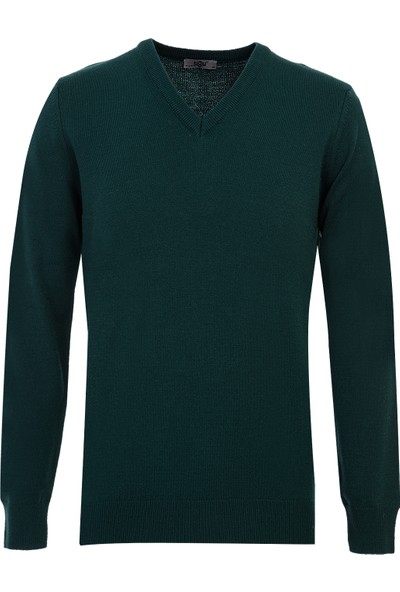 Kiğılı V Yaka Regular Fit Triko Kazak