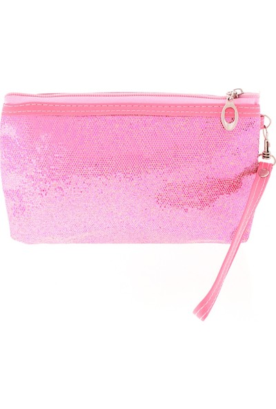 Asortishey Makyaj Aynalı Simli Çanta - Clutch Asortishey Makyaj Aynalı Simli Çanta - Clutch