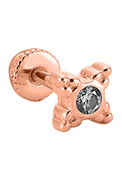Dianora Piercing Taşlı Rose Altın Helix Piercing Dianora Piercing Taşlı Rose Altın Helix Piercing